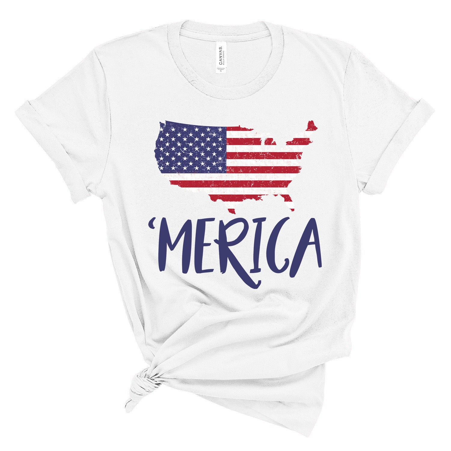 USA Map 'merica Short-Sleeve Unisex T-Shirt - Caiden Designs